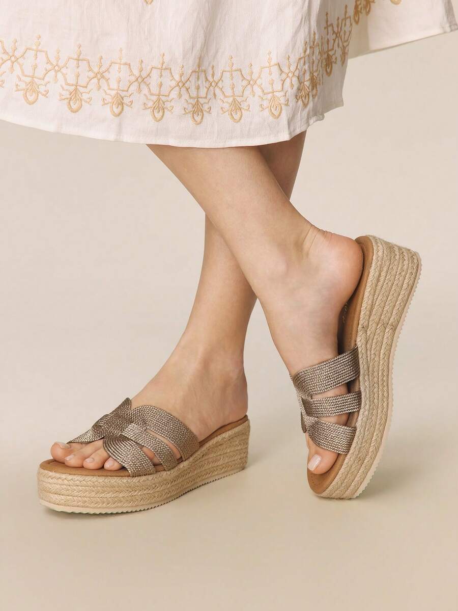 Styleloop Women's Wedge Heel Platform Sandals, Bohemian, Beach Vacation ...
