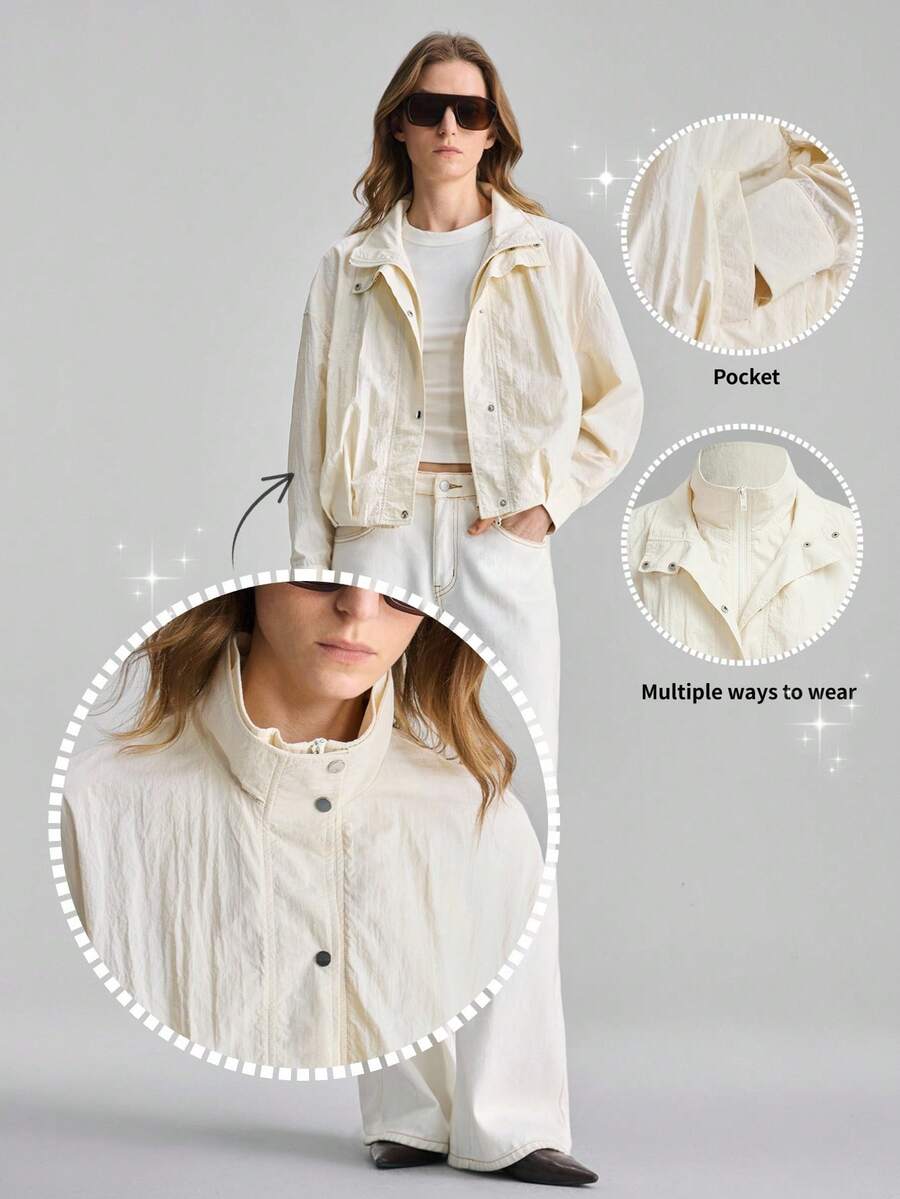 Ontre 2026 Spring/Summer New Women's Regular Jacket, Minimalist Fashion ...