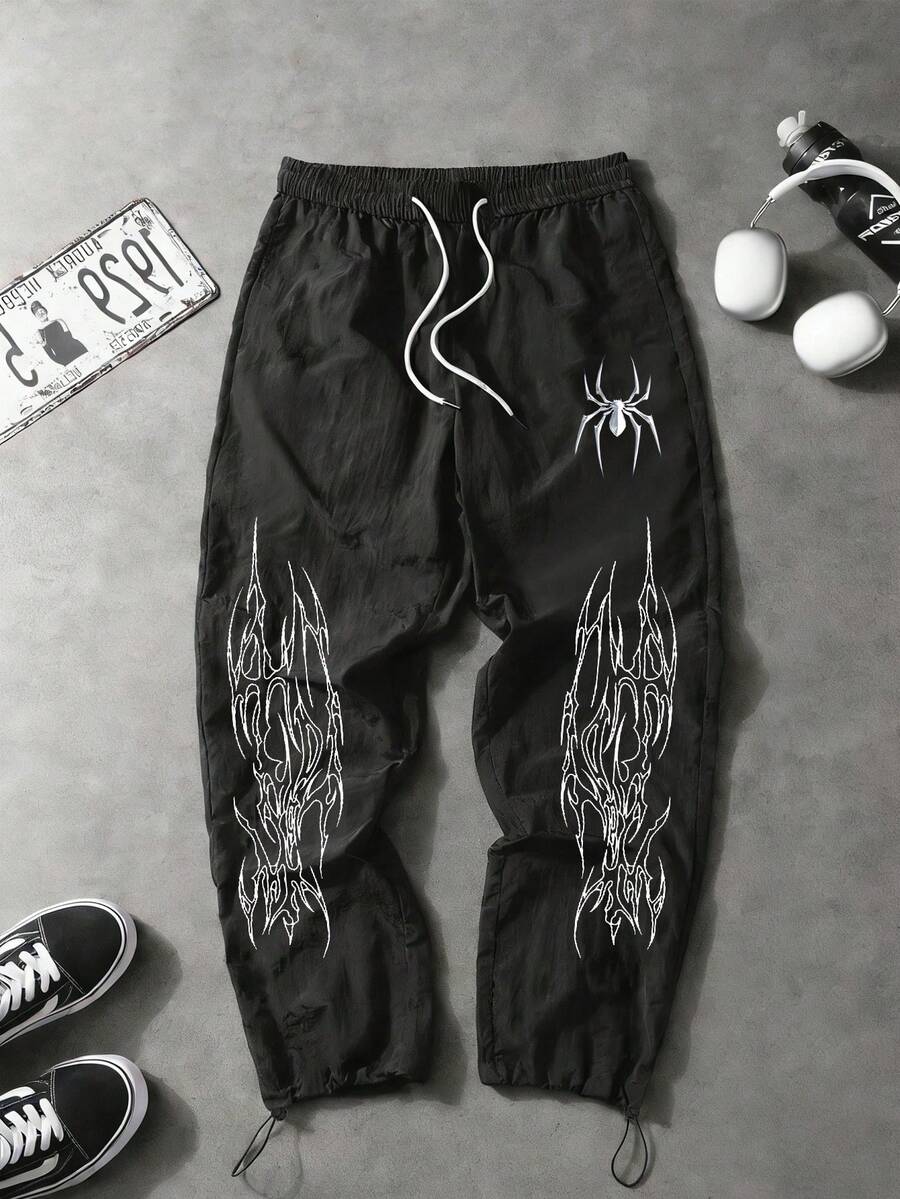 Sport MetroGents Men's Minimalist Printed Sports Pants | SHEIN USA