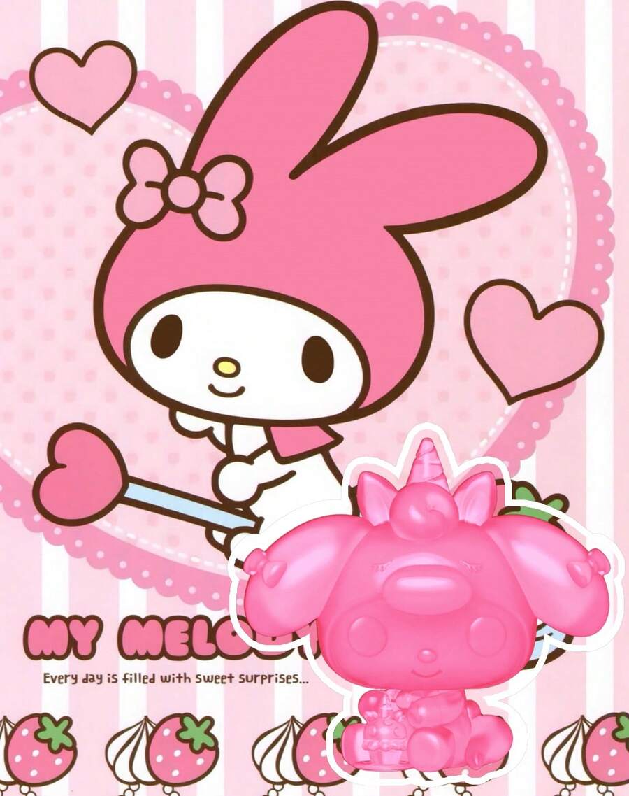 Funko Pop Hello Kitty e Amigos My Melody Unicórnio Rosa Edição Especial ...