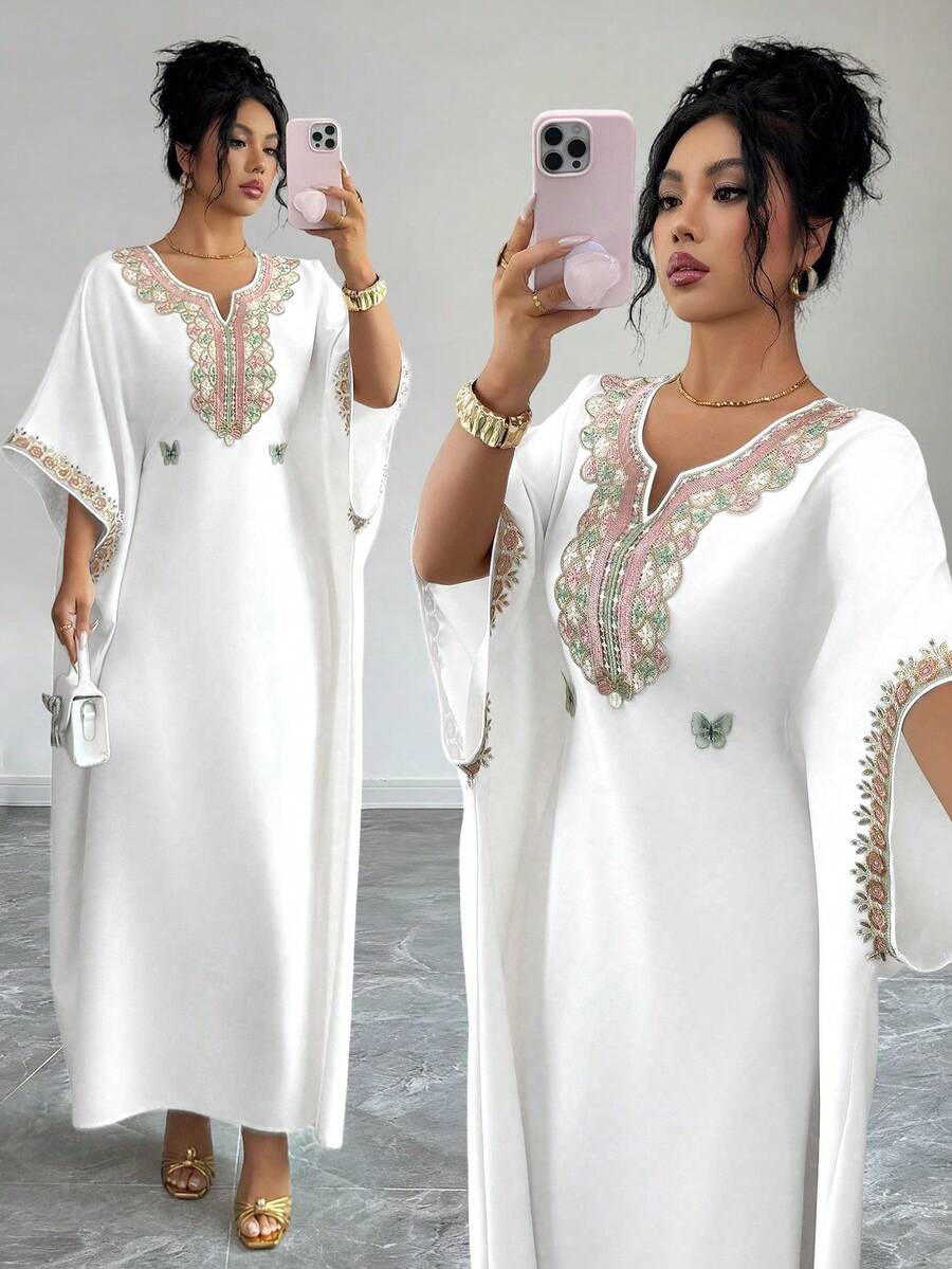 Elenzga Women's 2026 Spring/Summer New Elegant Floral Decor Chiffon ...