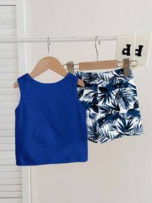 SHEIN Baby Boy Casual Soft & Comfortable Set, Suitable For Spring ...