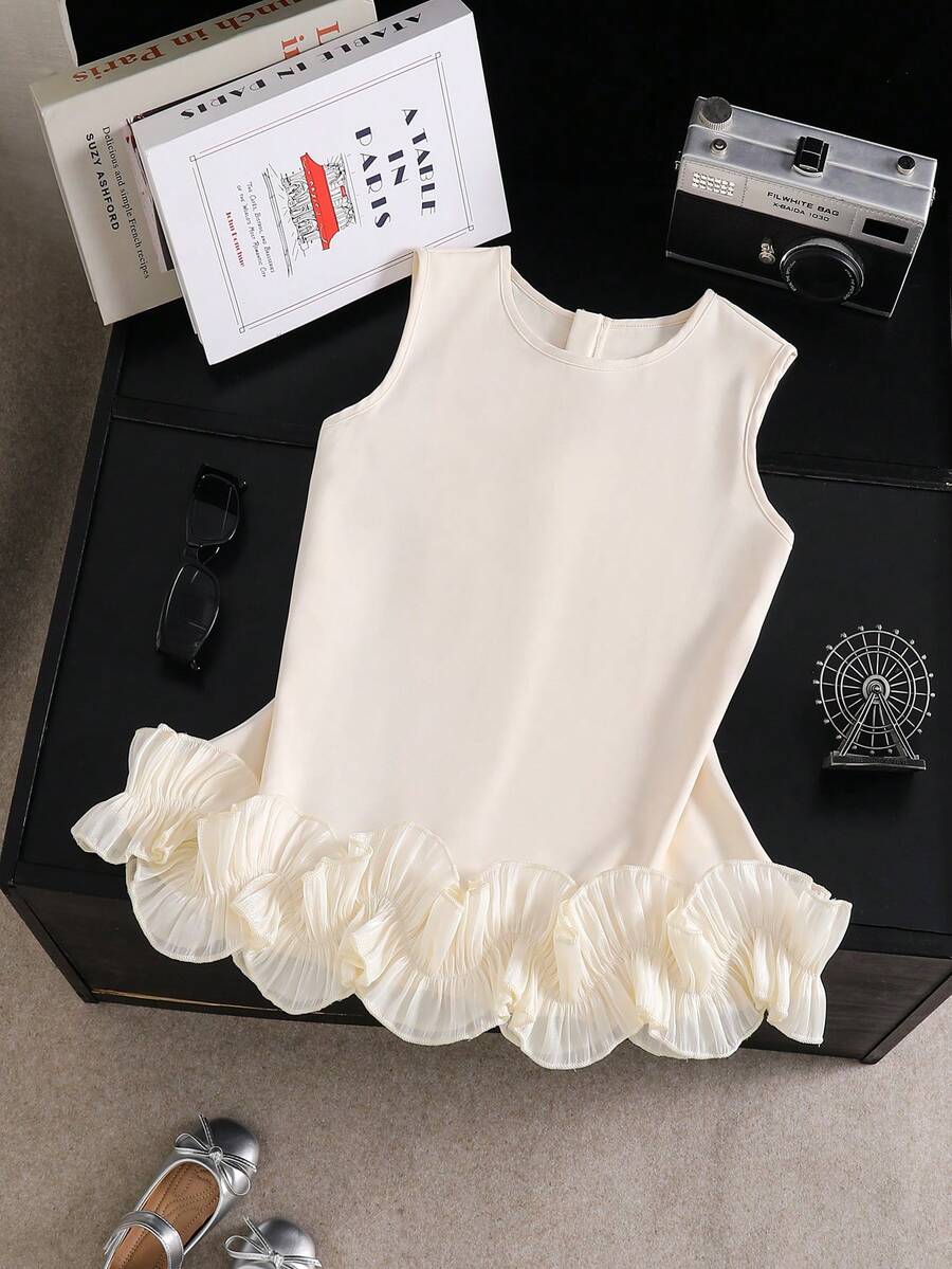 Tween Girls' Casual Versatile Round Neck Everyday Top | SHEIN USA