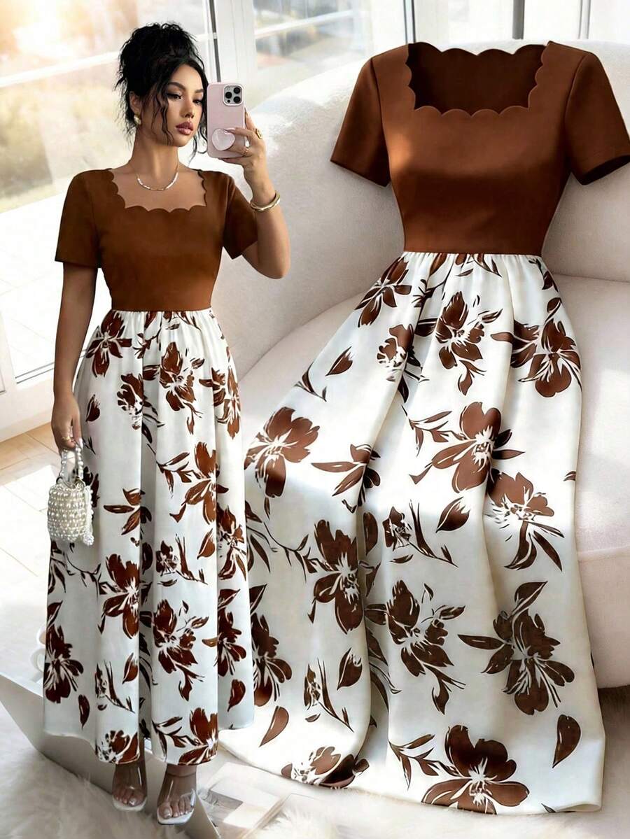 Elenzga Women's 2026 Spring/Summer New Elegant Exquisite Luxurious Maxi ...