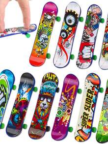 Random Mini Plastic Finger Skateboards For Birthday Party Favors, Desk ...