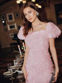 Anewsta Tall Tall Women's New Summer Elegant Floral Embroidery Square ...