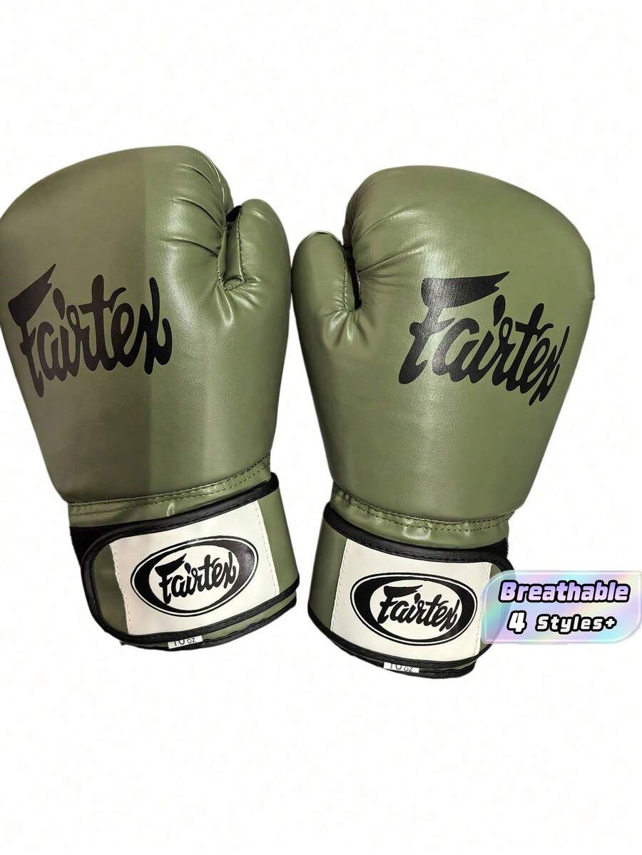 10 Oz, 12 Oz, 14 Oz, 16 Oz Optional, Breathable Boxing Gloves, Unisex ...
