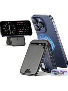 1Pc Magnetic Card Holder For Phone Back Strong Magnet Adhesive Wallet ...