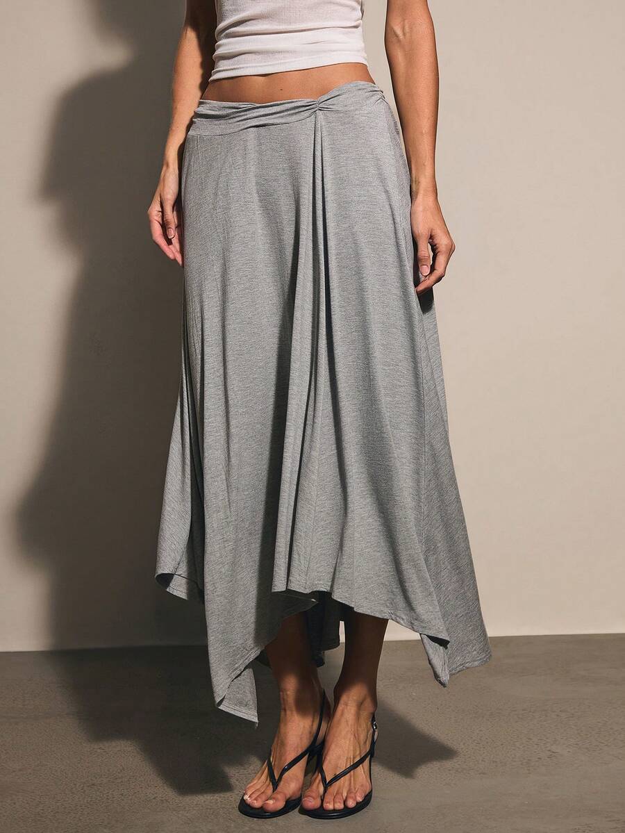 COSMINA Women's Casual Elegant Asymmetrical Skirt/Peplum/Festa Junina ...