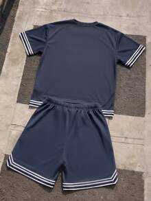 Boys' Big Kids Spring/Summer Short Sleeve Shirt & Shorts 2-Piece Set ...