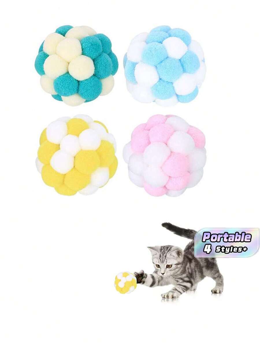 8 Bell-Equipped Cat Teaser Toys, Suitable For Indoor Kittens To Play ...