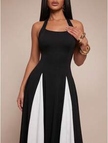 Radiana Plus Size Women's Sexy Elegant Retro French Style Halter Neck ...