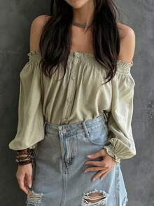 Livesso Off-Shoulder Loose Fit Women's Blouse for Sale Australia| New ...