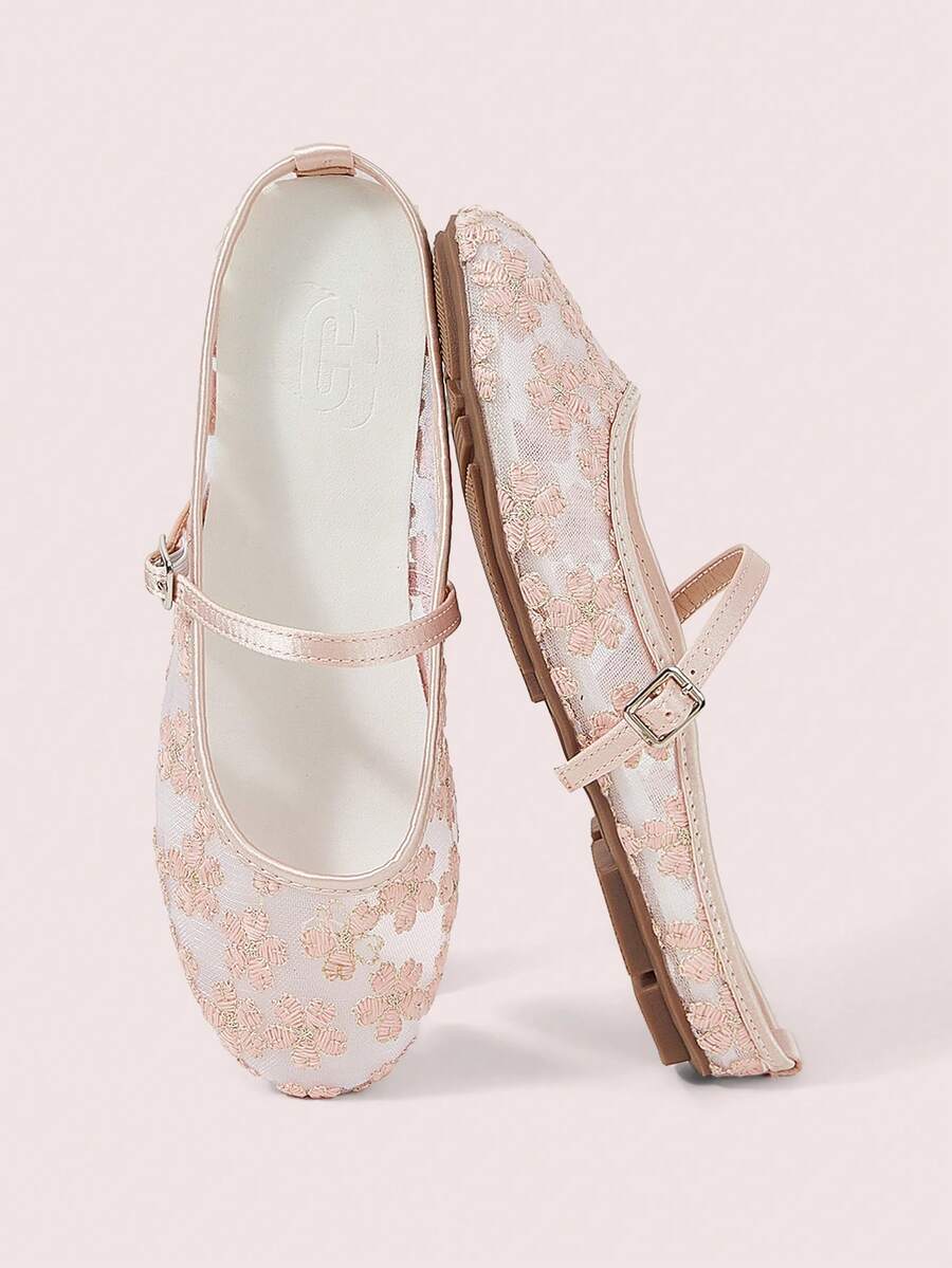 CUCCOO DOLLMOD Women's Shoes, Light Pink, Round Toe Dew Heel Closed Toe ...