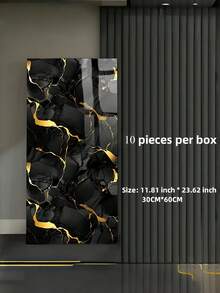 10 22 30 Pieces 3D Imitation Marble Ceramic Tile Wall Stickers Thick ...