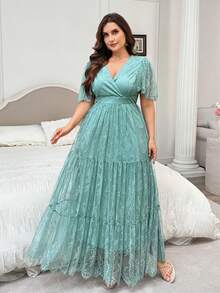 Modelyn Plus Size Women's Fashion Minimalist Elegant Waist-Cinched ...