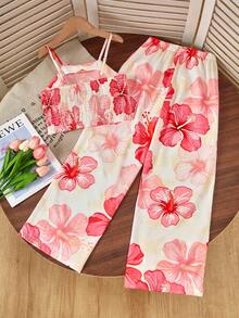 Sparklyn Tween Girl Vacation Bohemian Totem Floral Camisole Twisted ...