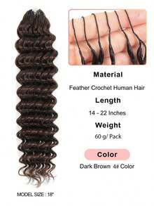 Boho Braids Miracle Knots szydełkowe warkoczyki z ludzkich włosów 100% ...