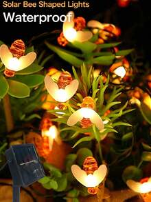 1 Peça 20/50/100 Leds 5/7/12M Luzes de Corda com Abelha Fofa ...