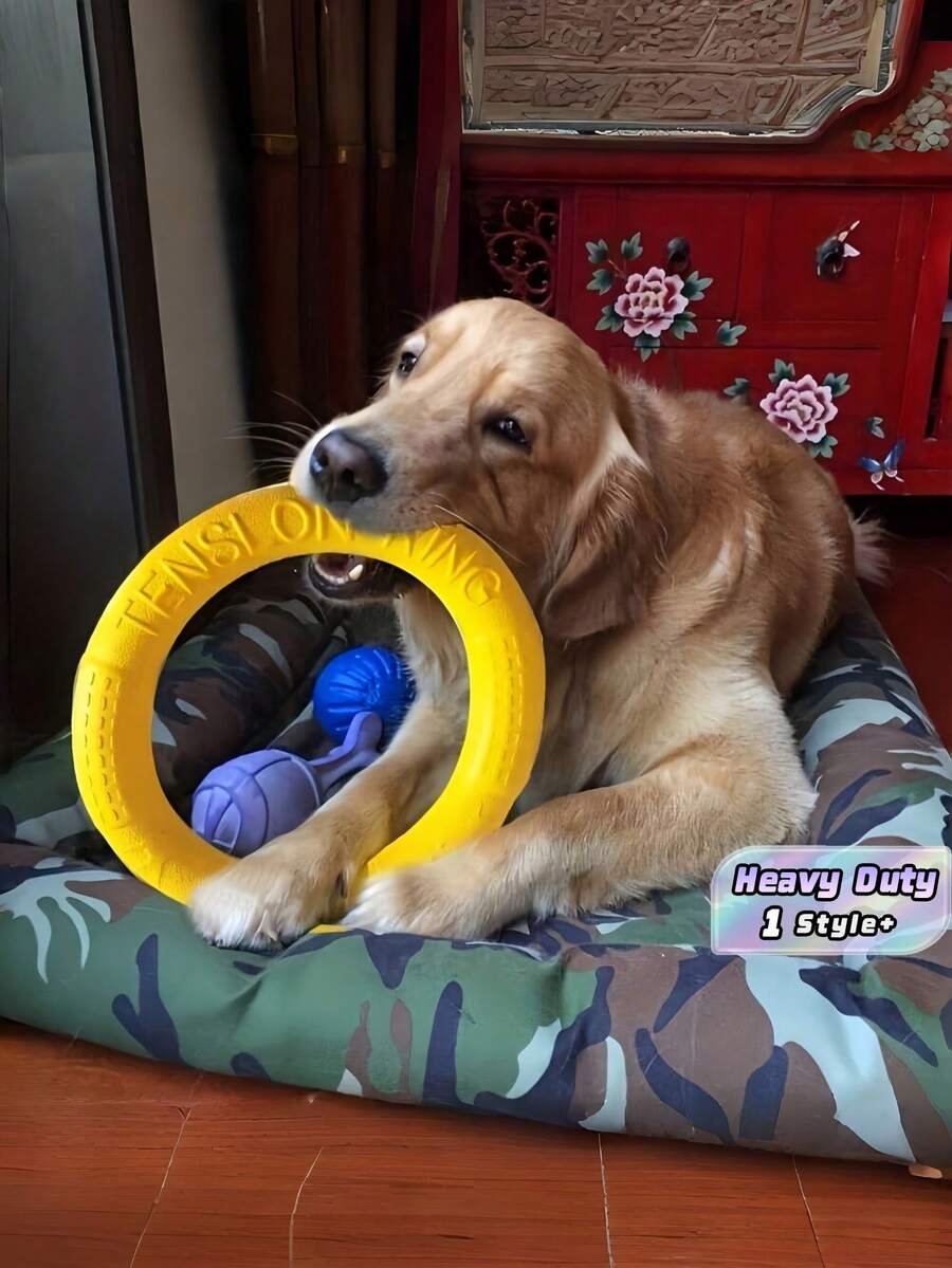 1PC Indestructible Dog Heavy Duty Chew Resistant Flying Disc For ...