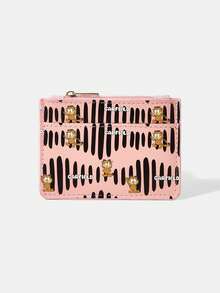 GARFIELD | SHEIN Sweet And Cool Powder Wallet, Striped Full-Printed ...