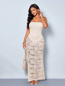 SOLERSUN Summer Beach Slim-Fit Dress - Crafted From Lace. A Two Pieces ...