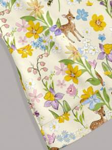 PopScrub Top de Scrub Feminina com Estampa Fofa de Cervo & Floral ...