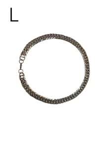 O-Chain Pet Collar, Alloy Thick Gold Chain, Punk Style Fashion ...