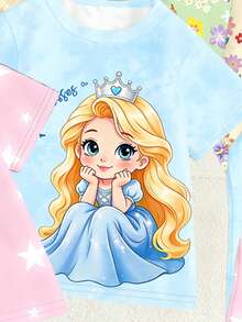 (Random 4 Sets, Send 1 Set) Girls' Fashion Cute White Star Long Hair ...