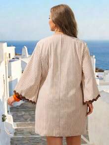 Ceyna Women's Plus Size Pocket Pullover Simple Dress Classic Versatile ...