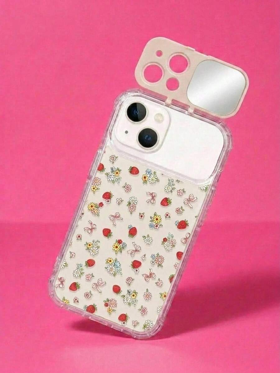 SHEIN Stylish Printed Protective Case Design, Fashionable Phone Case ...