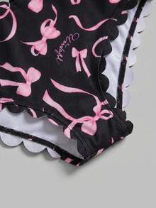 Sweetra CURVE 2026 New Summer Beach Vacation Cute Ruffle Pink Bow ...