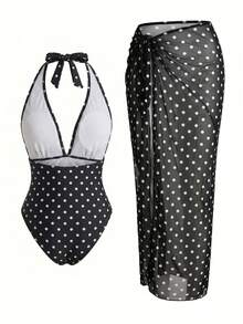 Swim Oasis Sunner Vacation Elegant Romantic Starfish Decor One-Piece ...