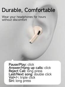 Teckwe ,ABS,150mah,Wireless Earphones, In-Ear, Noise Proof, Super Long ...