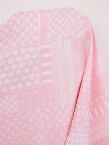 Doze Lane Spring/Autumn Loose Comfortable Geometric Pattern Front ...