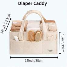 SHEIN 1pc Diaper Caddy Organizer, Baby Basket Shower Gift, Stylish ...