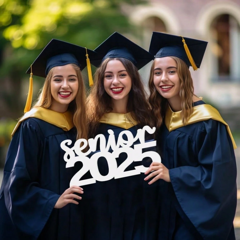 1 pieza Símbolo de Graduación 2025 - Decoración de centro de mesa ...