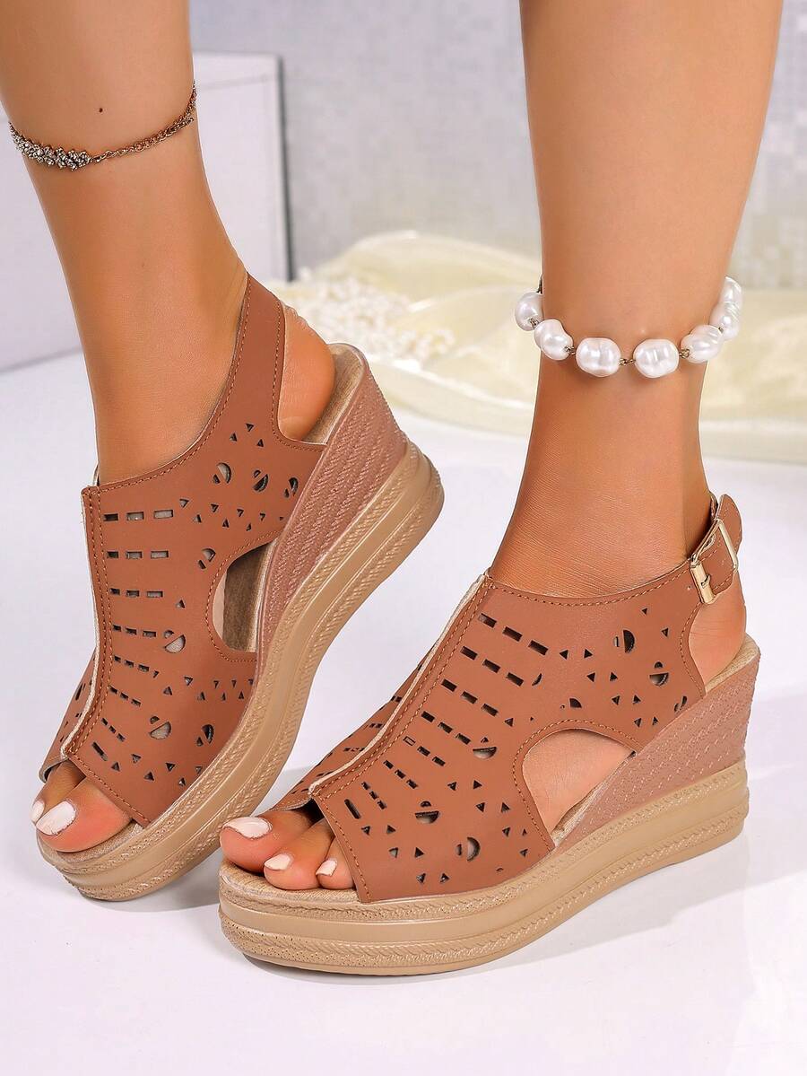 Plus Size Women's Platform Sandals, New European And American Style ...