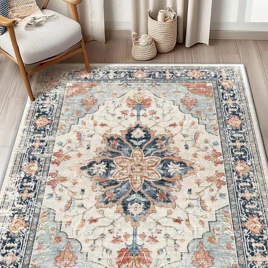 Machine Washable Rugs For Living Room, Boho Rugs Area Rug Runner Rug ...