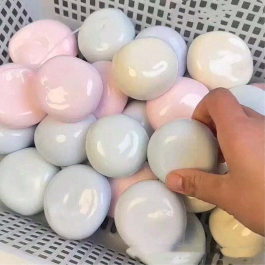 Handmade Sticky Rice Balls Squeeze Toys, Moldable Anti-Stress Balls ...
