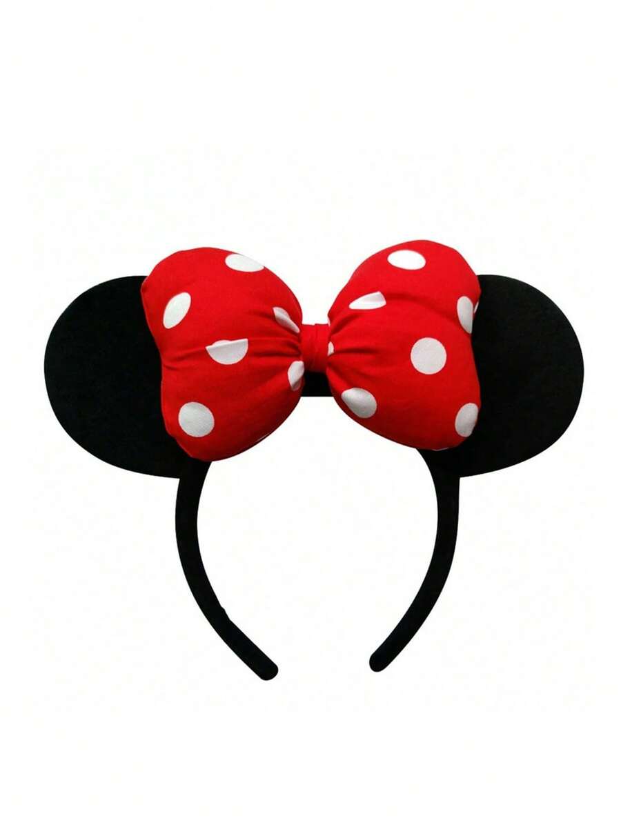 1pc Disney Cute Minnie Mouse Bow Ear Headband, Fashion Party/Birthday ...