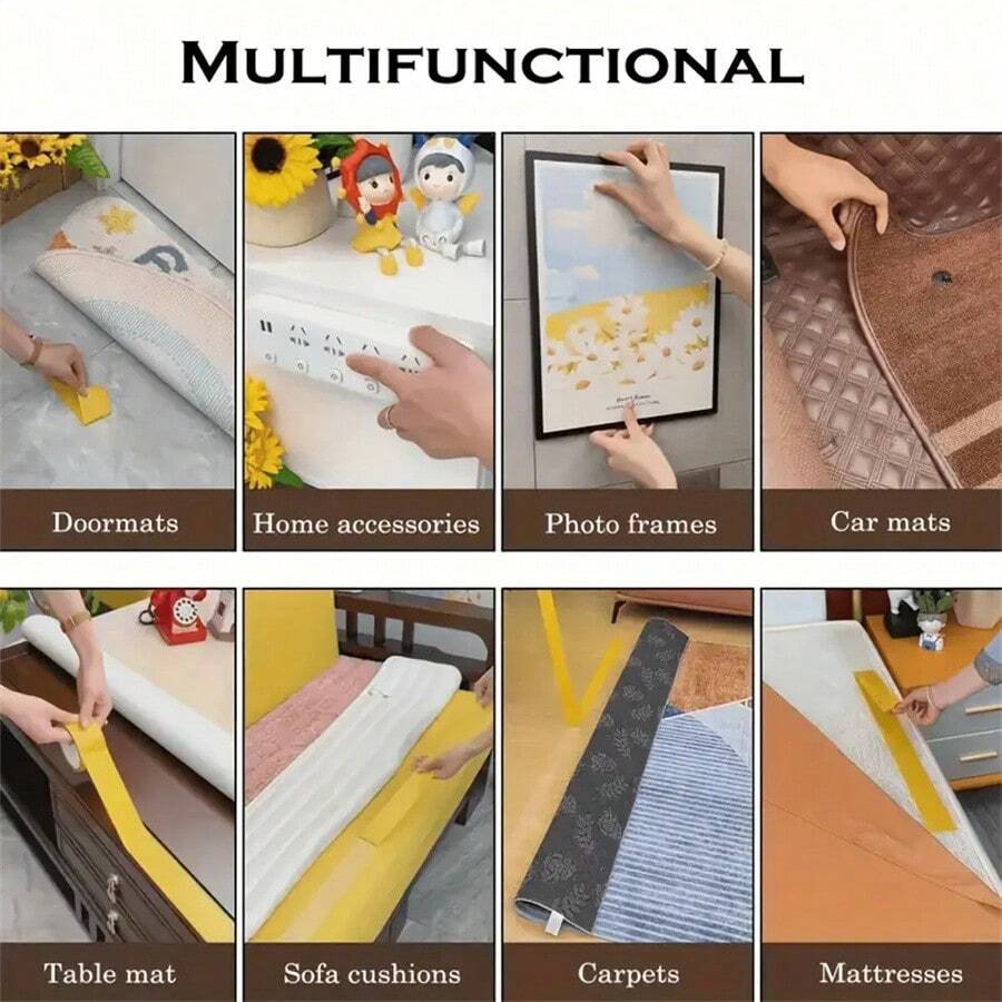 1 Roll Heavy-Duty Double-Sided Grid Tape, Removable Adhesive, Easy To ...