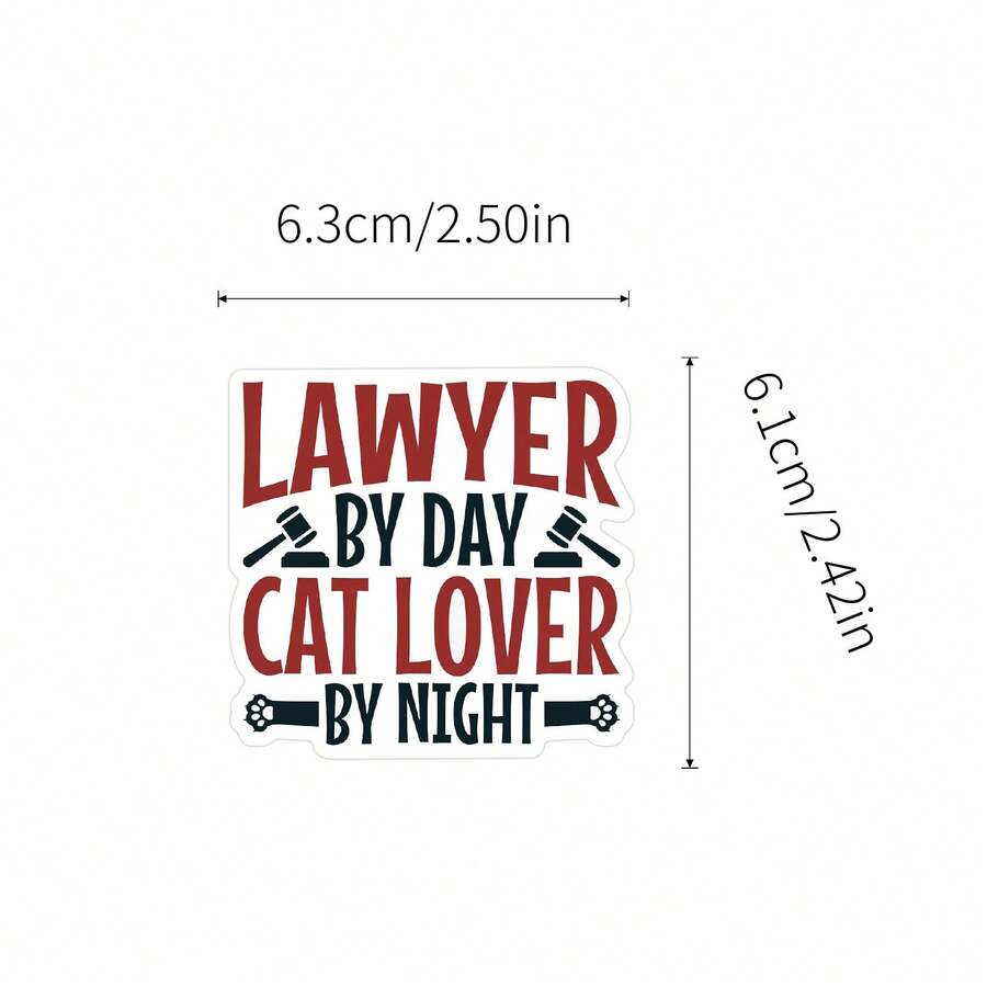 102PCS Lawyer Law Stickers Vinyl Aesthetics Stickers, Scrapbook ...