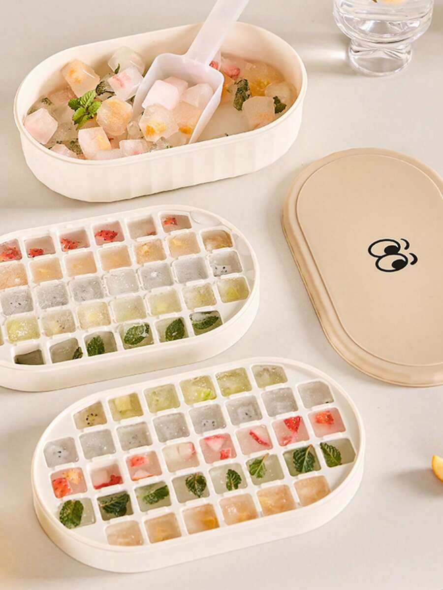 Ice Grid Frozen Ice Cube Mould Plastic Easy Release Quick Freeze Ice ...