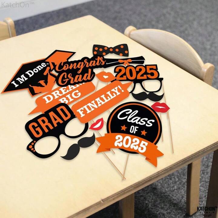 KatchOn, Graduation Photo Booth Props 2025 - Pack Of 21 | 2025 ...