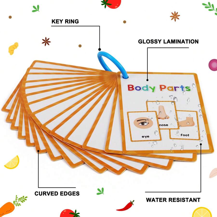 Lernkarten für Kinder - Englische Wörter, Farben, Formen und Zahlen ...
