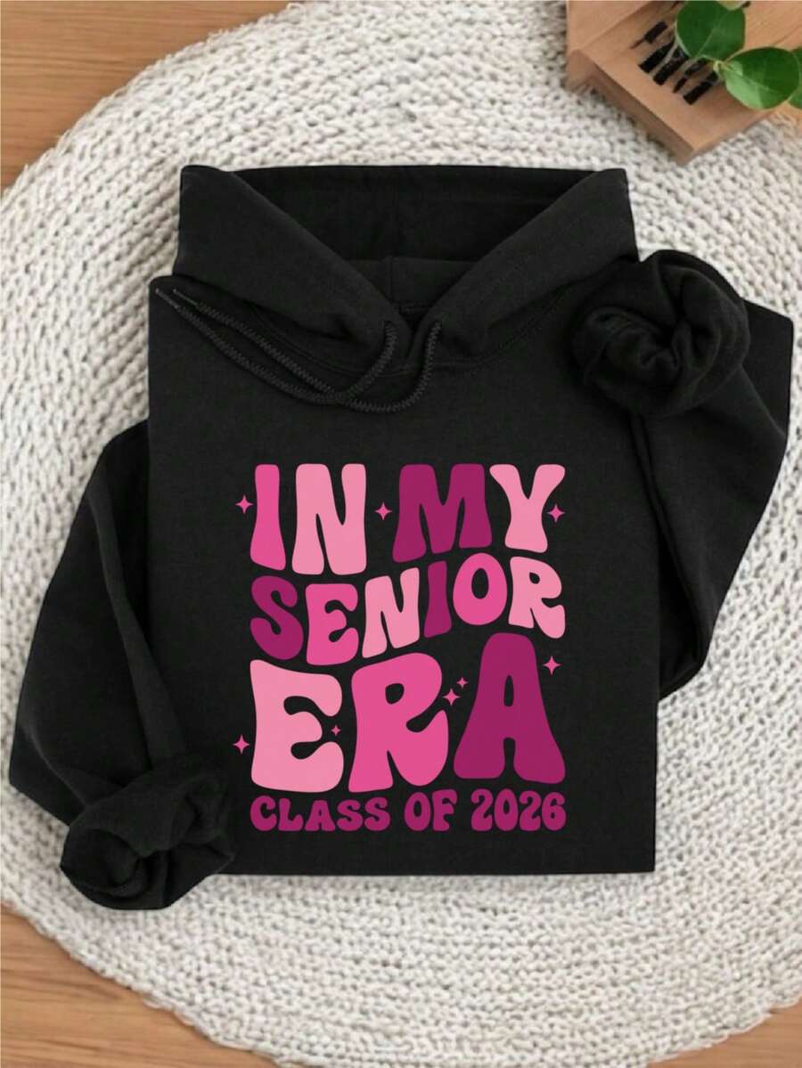 In My Senior Era Hoodie, Class Of 2026 Retro Senior Hoodie, College ...