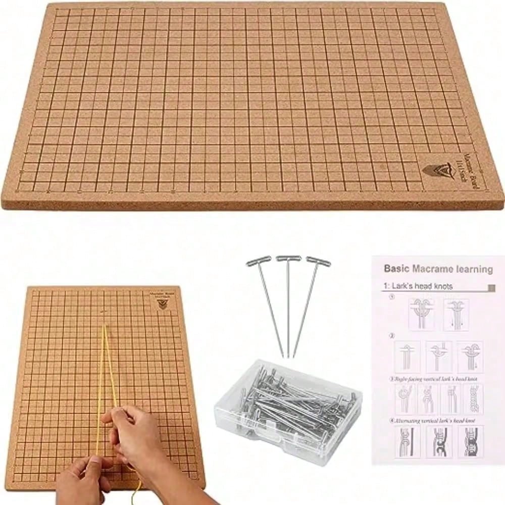 Herramienta fijadora para trenzado de cuerda - Tablero de corcho de 8 * ...