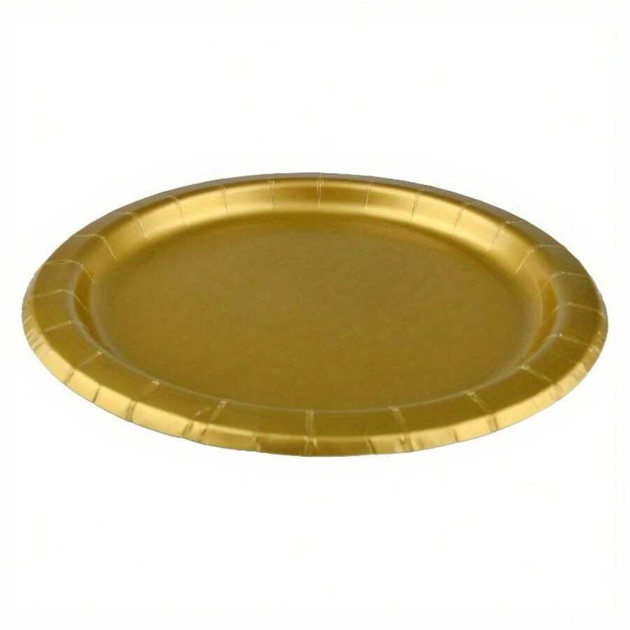 Gold Paper Dessert Plates, 7in, 24ct | SHEIN USA