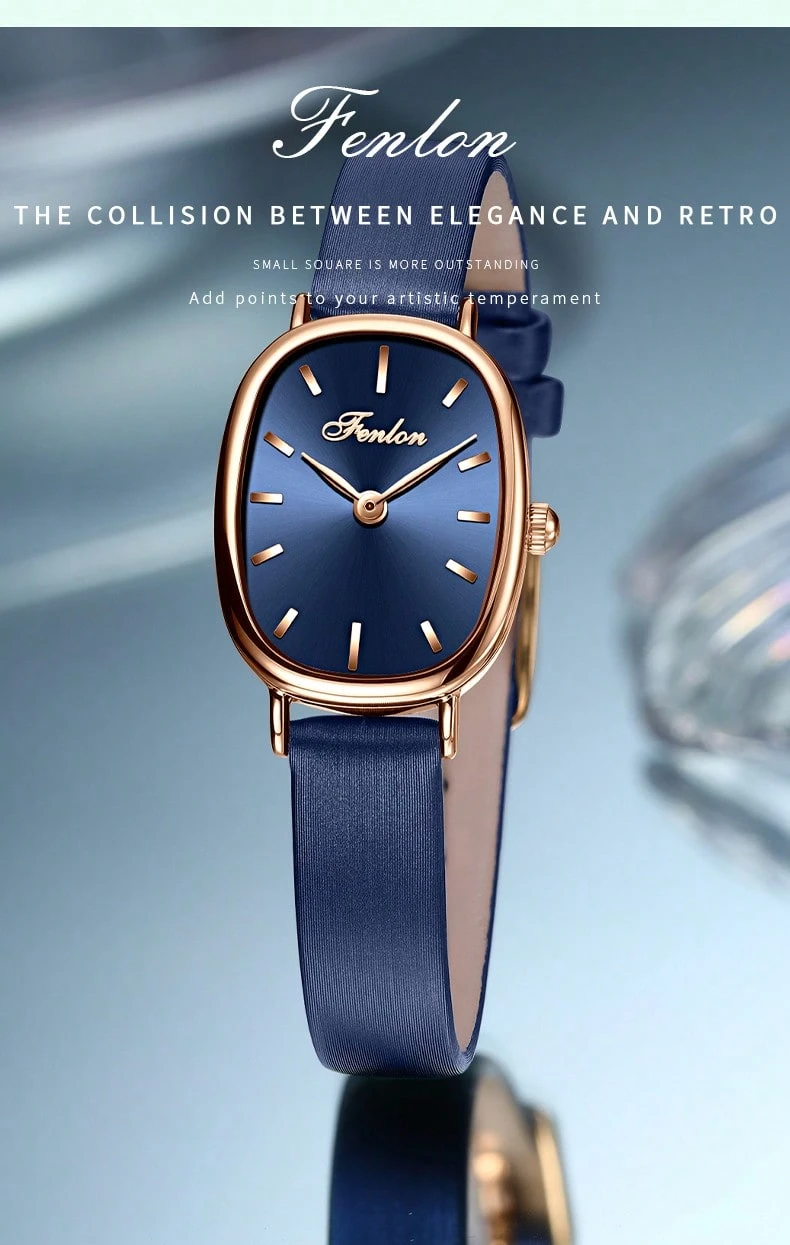FENLON 1 Piece New Ladies' Oval-Shaped Delicate And Compact Small Dial ...